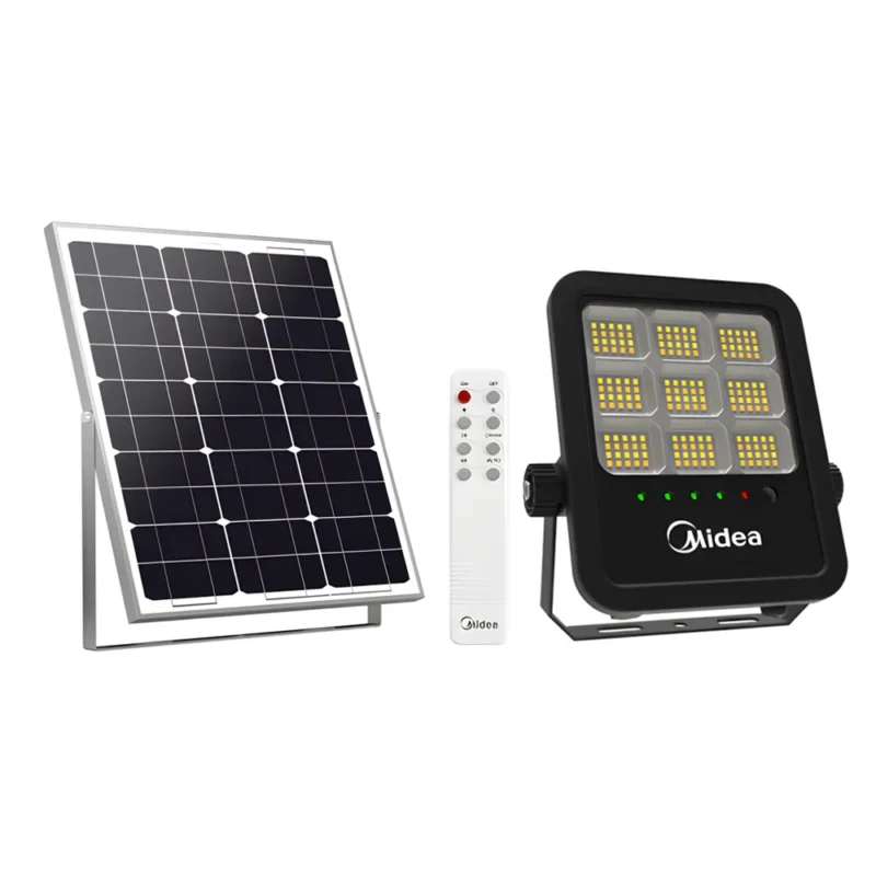 פנס הצפה סולארי לד Midea Lighting - 60W CCT | טכנו שחר